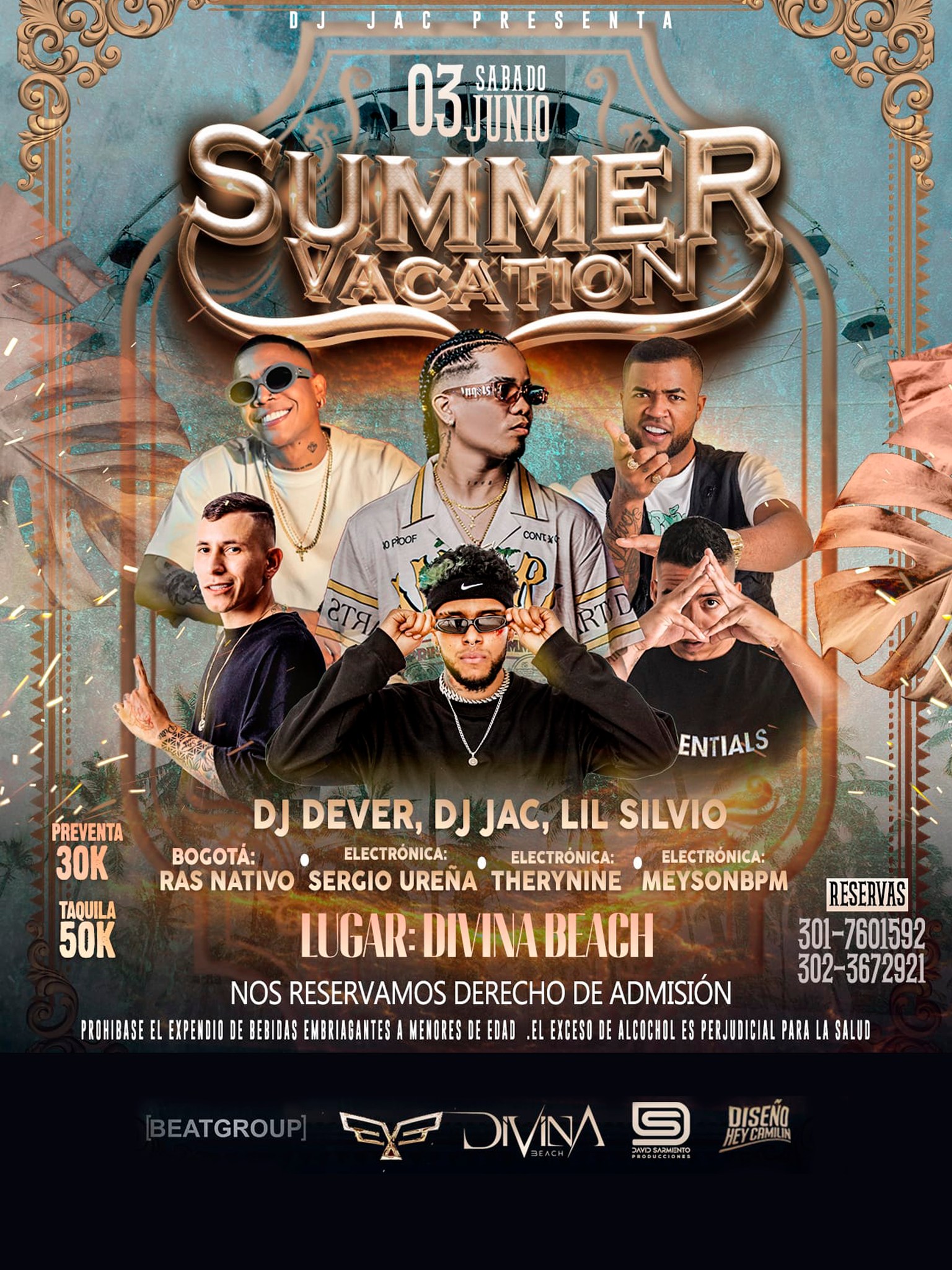 SUMMER VACATION CON DJ DEVER & DJ JAC – Cartagenaplay