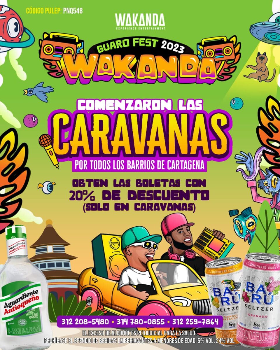 Wakanda Festival 5 / 12 de nov Cartagena – Cartagenaplay.com